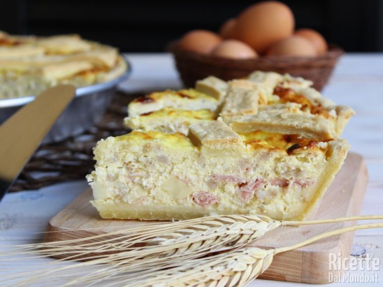 Pastiera salata di grano napoletana RicetteDalMondo.it