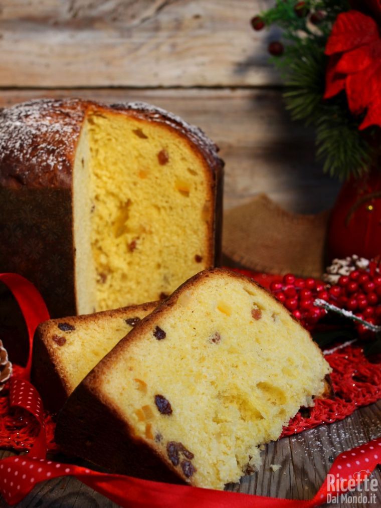 Panettone fatto in casa classico, ricetta semplice